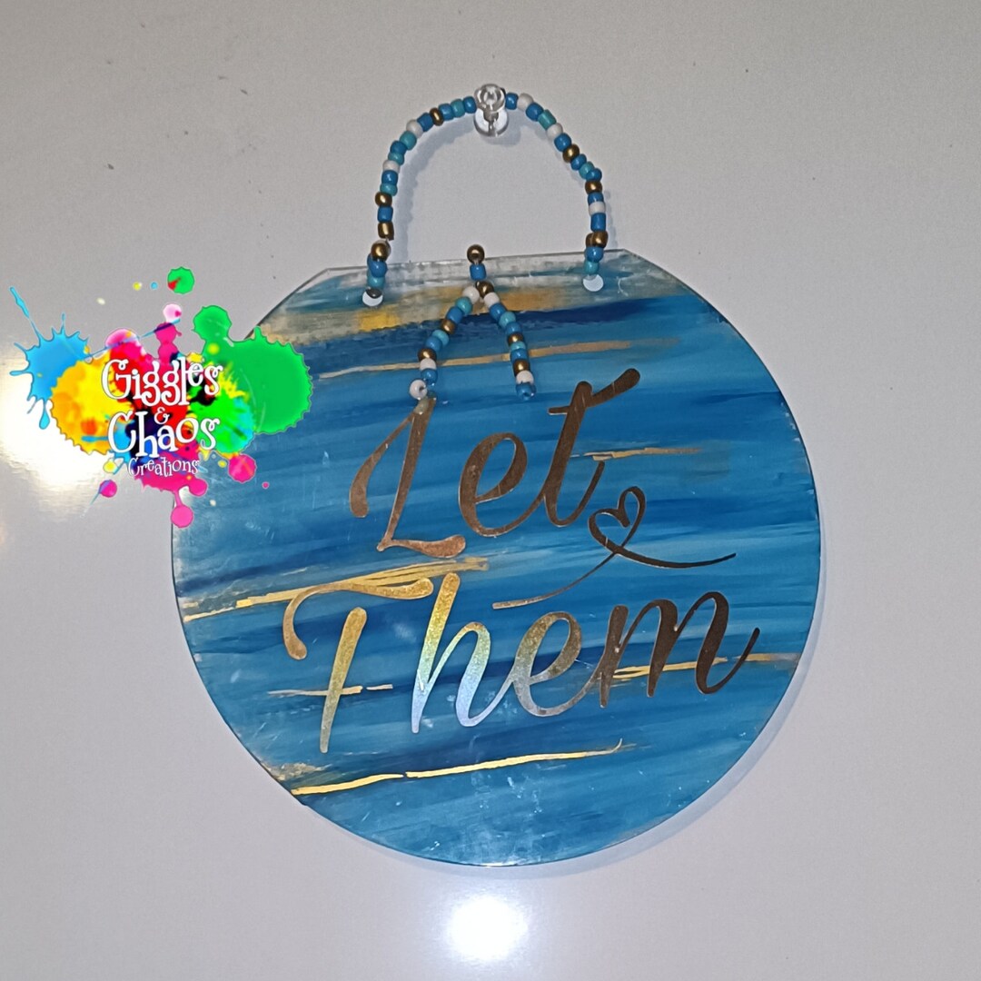Let Them Personalised Sign - Etsy