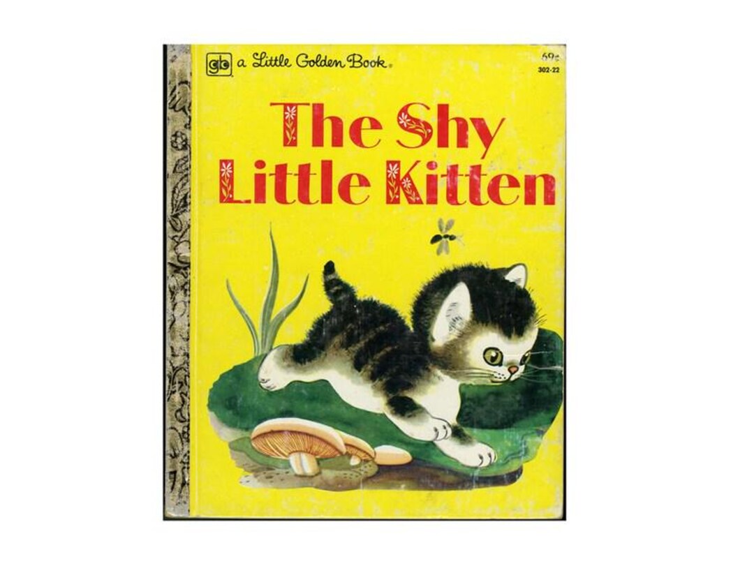 The Shy Little Kitten, Little Golden Book - Etsy