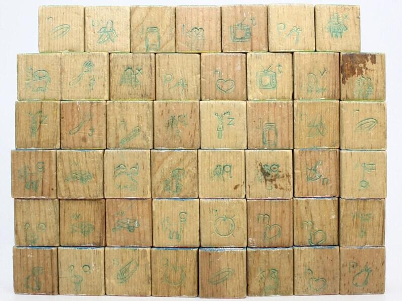 Sesame Street, Alphabet, Picture Blocks, Building Blocks - Etsy