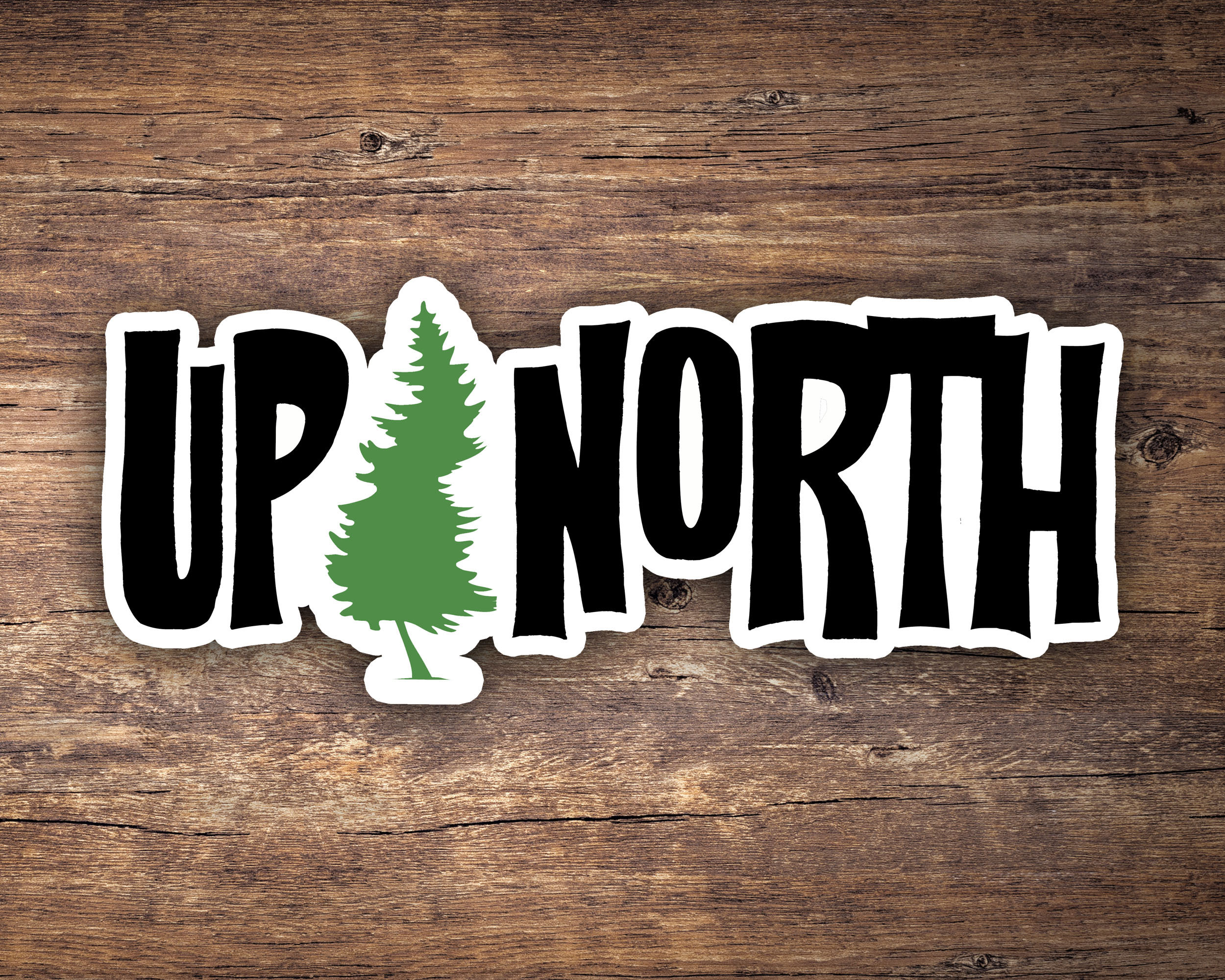Up North Vinyl Die Cut Bumper Sticker Window Decal - Etsy UK