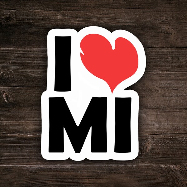 I Love Michigan - Etsy