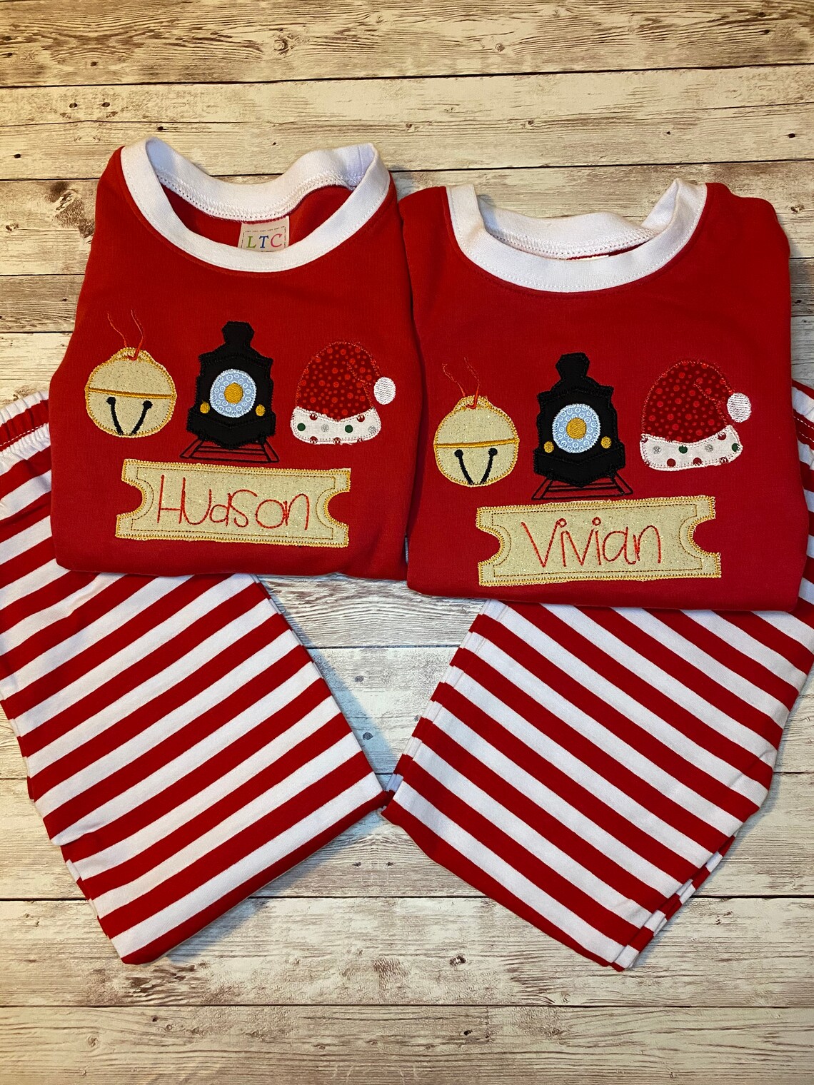 Polar Express Christmas Pajamas Train Christmas Pajamas - Etsy