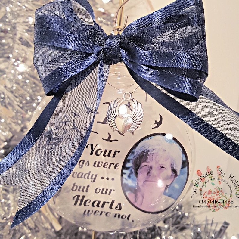 Personalized Memory Ornaments-photo Ornament-memorial Ornament-keepsake ...