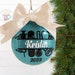 Personalized Nurse/doctor Glitter Christmas Ornament - Etsy