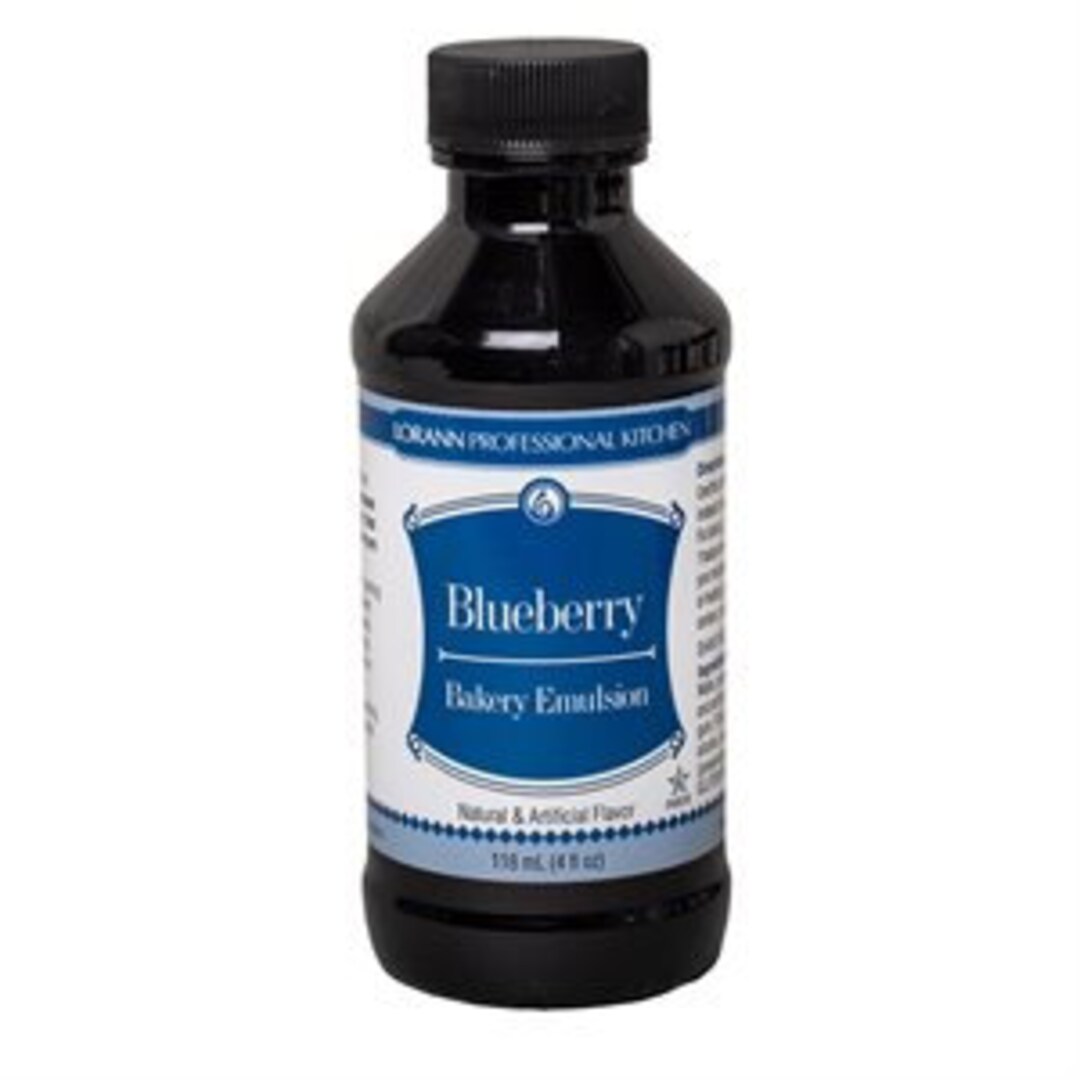 Lorann Bakery Emulsion Flavoring 4oz - Blueberry - Etsy