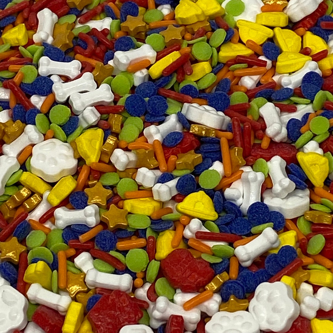 Dog Patrol Sprinkle Mix | Approx. 4oz Jar | Paw Patrol-inspired ...