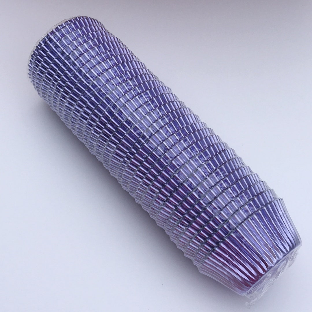 STANDARD Foil Cupcake Baking Liner 500 Ct Sleeve - Light Purple - Etsy