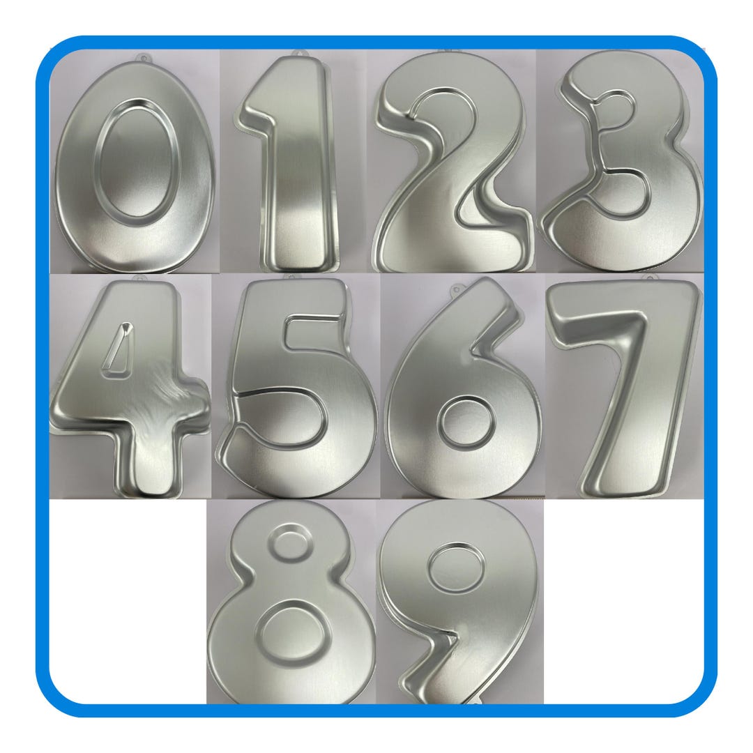 Number 2 Cake Pan - Aluminum 11" Tall X 2" Deep - Etsy