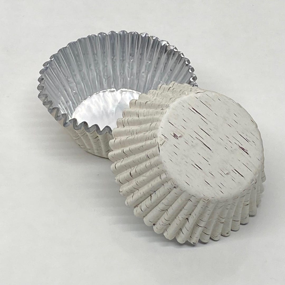 BIRCH TREE BARK Foil Cupcake Liner - Standard Size | 500 Count Bulk ...