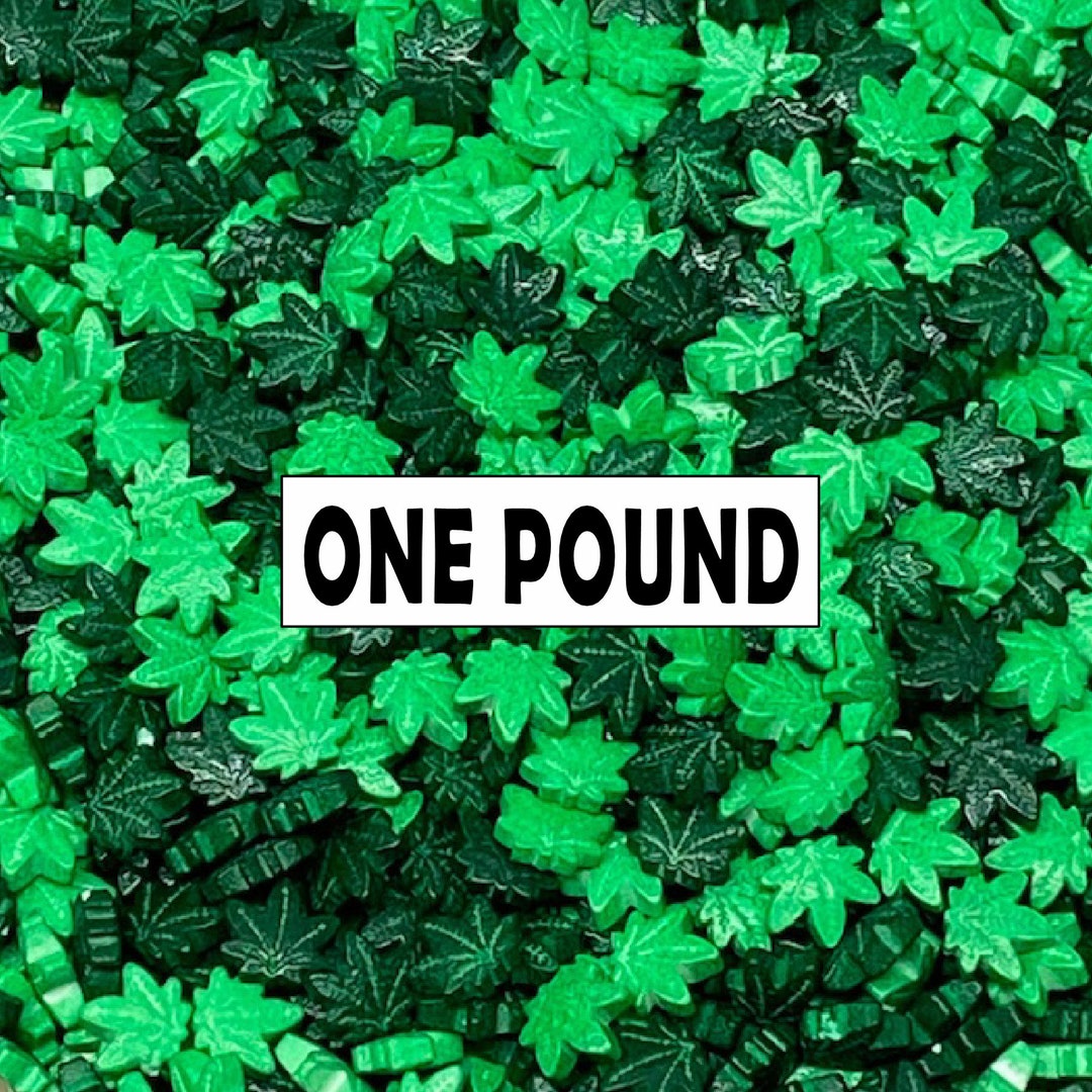 Sprinkles 1 Lb Bag - Marijuana Pot Leaf - Etsy