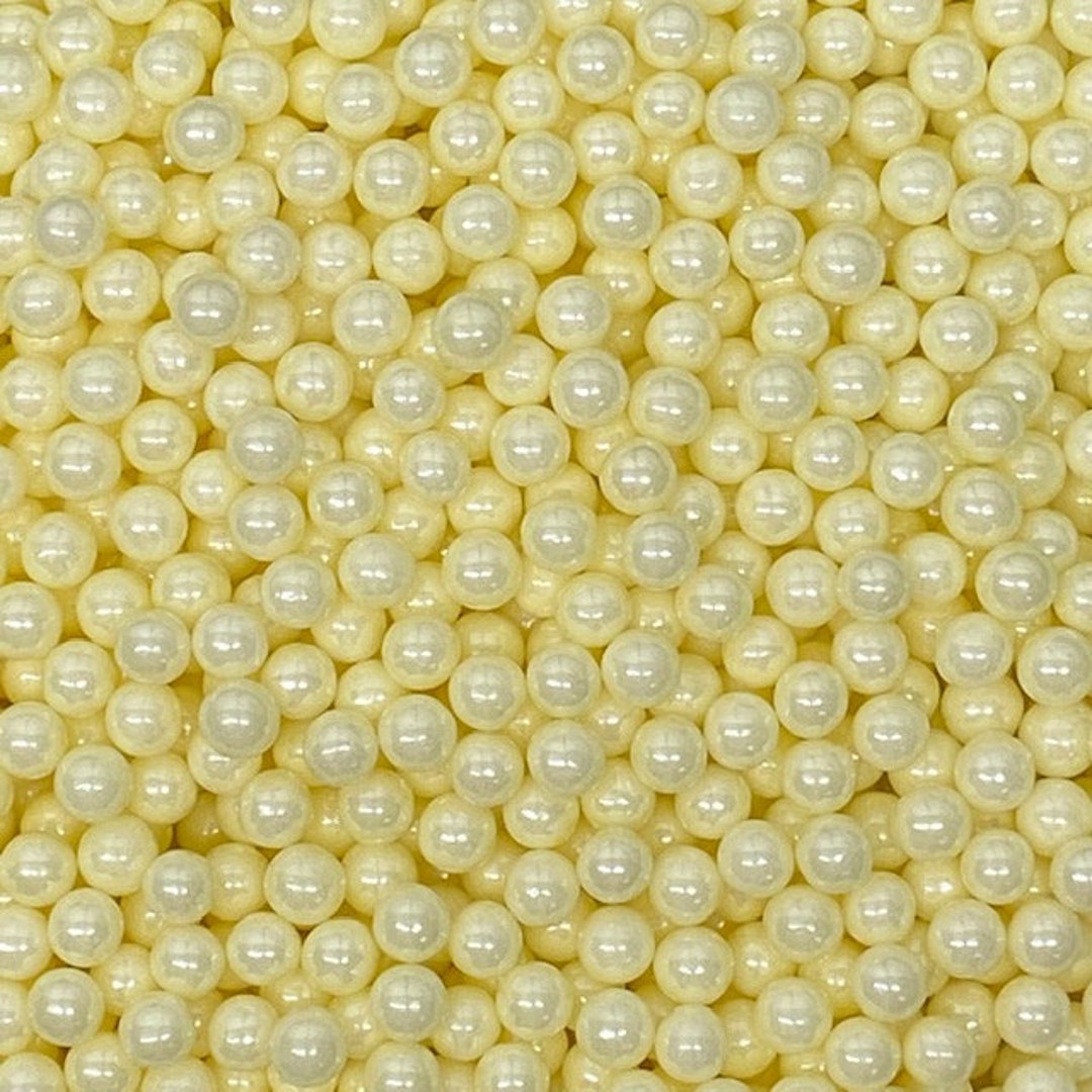 Pearlized Ivory 7mm Bead Sprinkles Approx 4oz Jar - Etsy