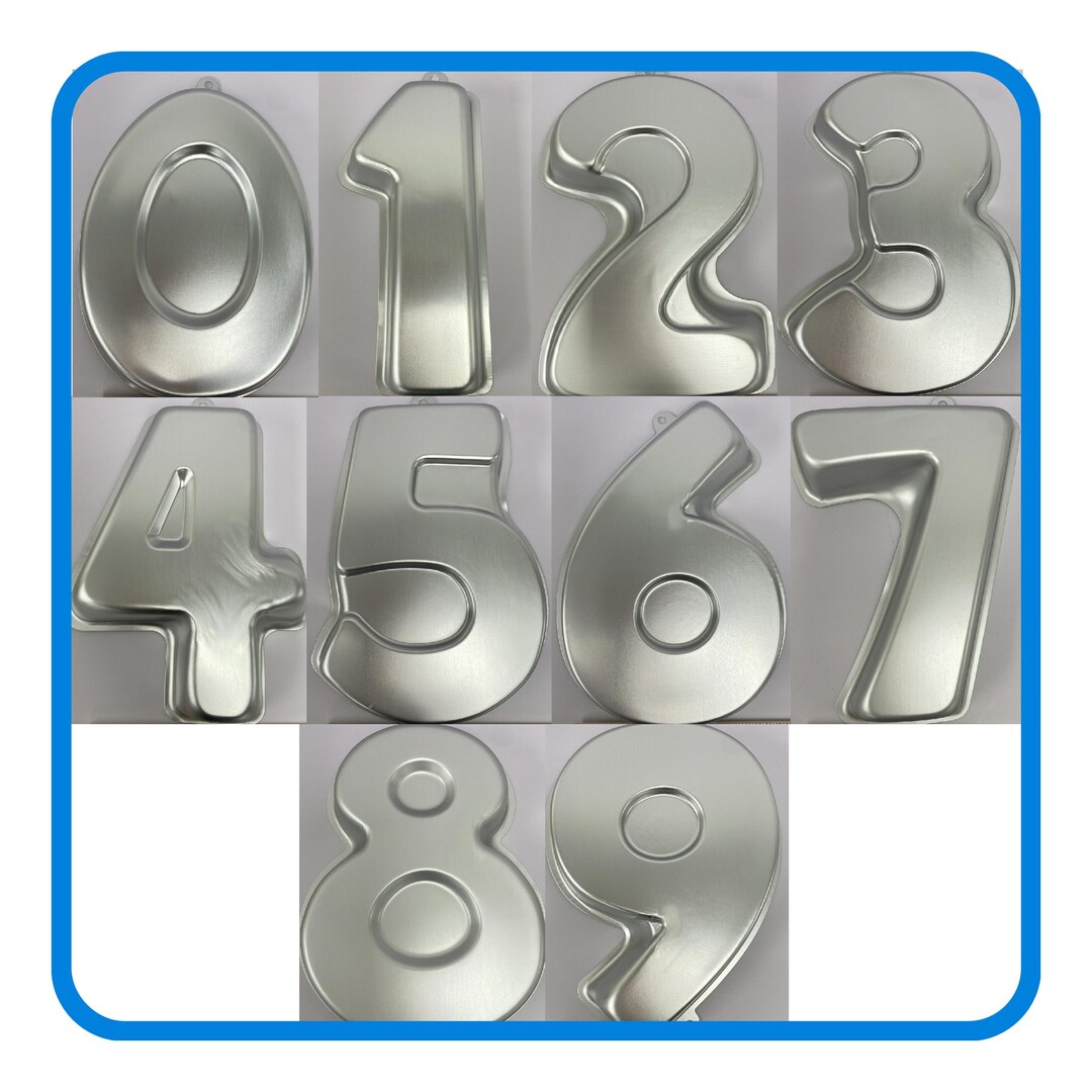Number 5 Cake Pan - Aluminum 11" Tall X 2" Deep - Etsy