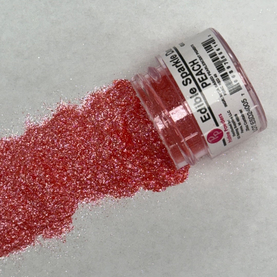 Edible Glitter Sparkle Dust 5g Jar - PEACH - Etsy