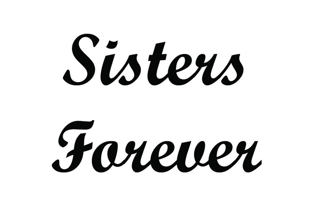Sisters Forever Temporary Tattoo - Etsy