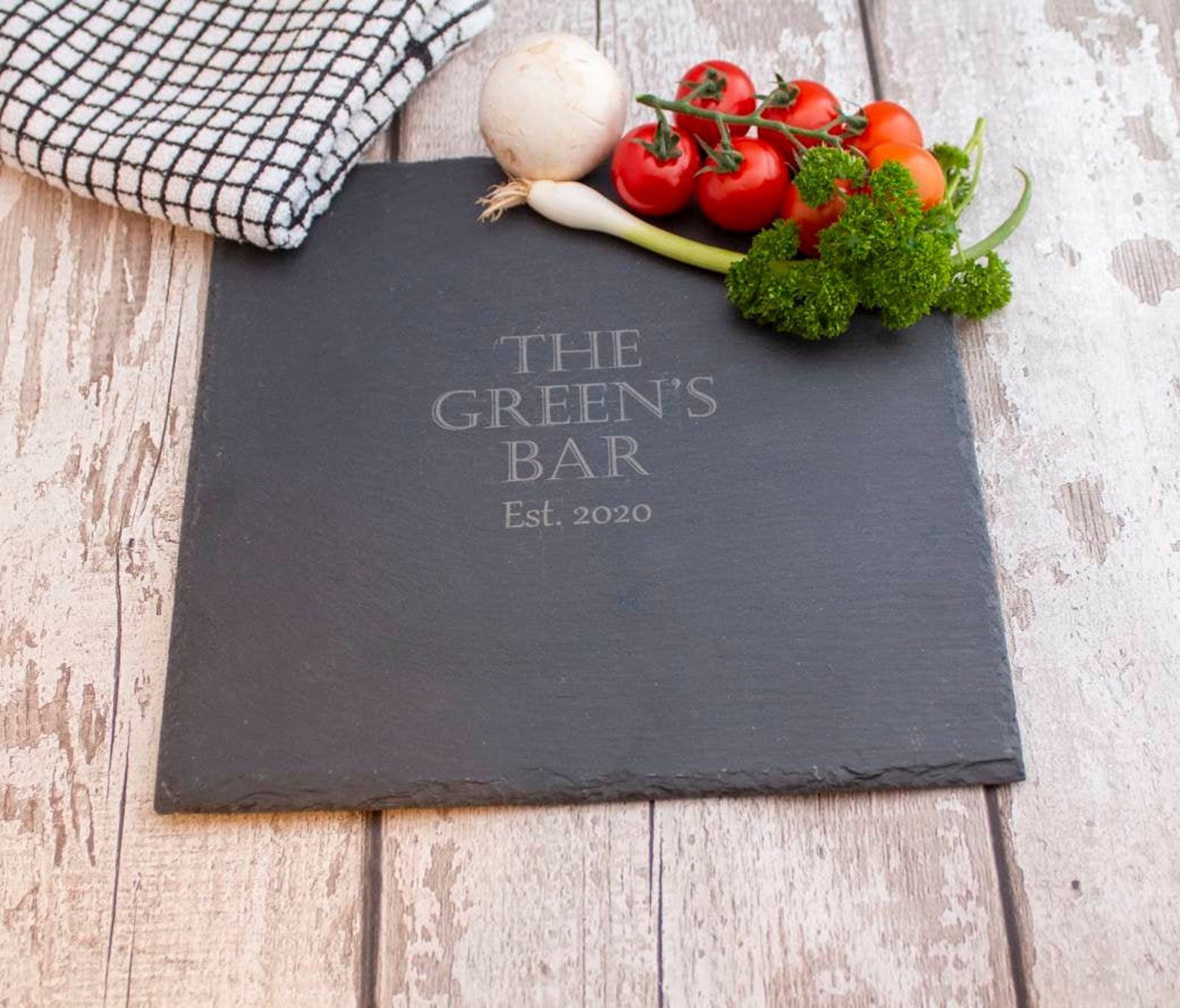 Personalised Chopping Board Slate Chopping Board Serving - Etsy