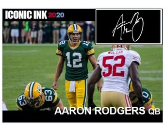 Aaron Rodgers Autograph Card - Etsy