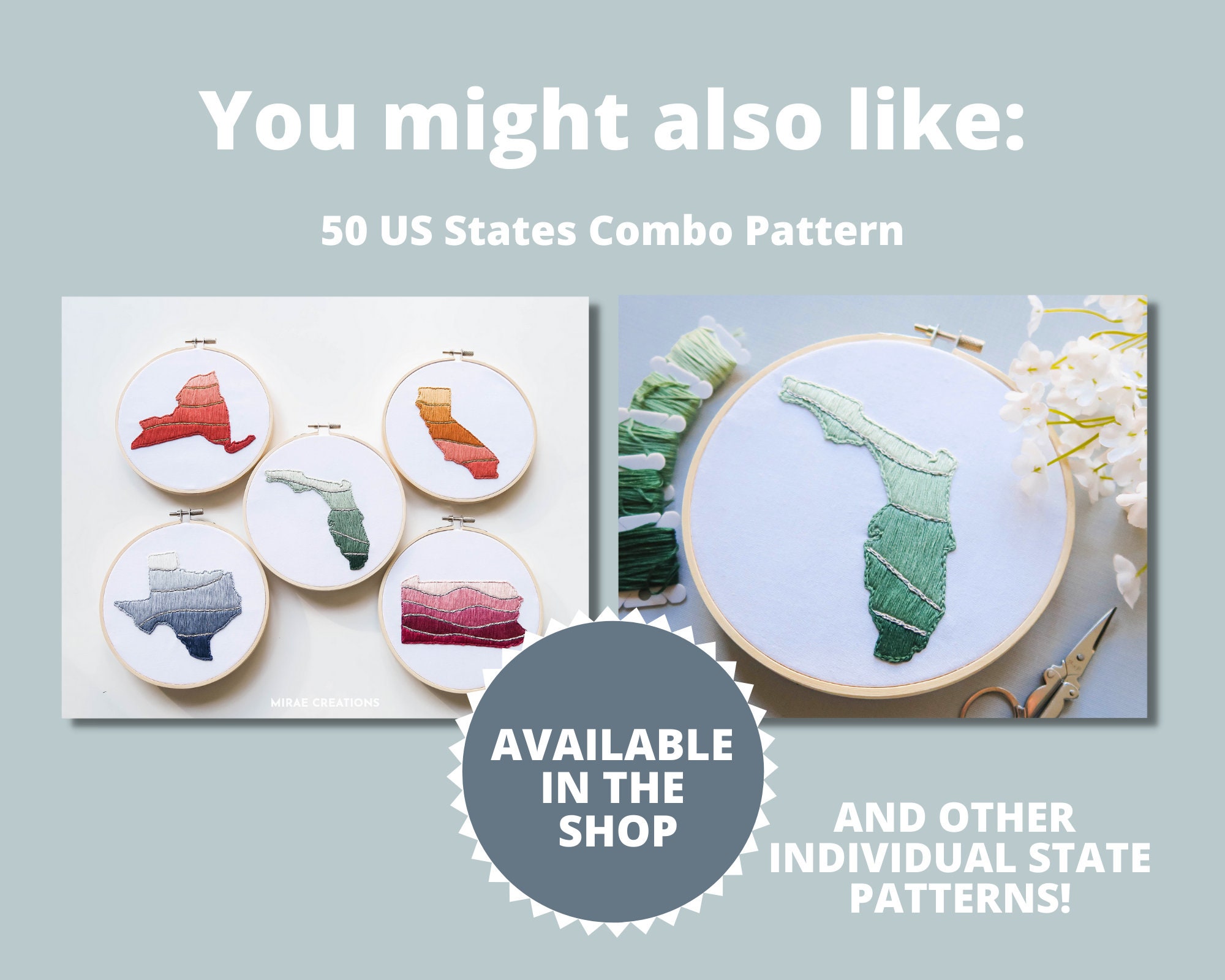 Texas State Embroidery Pattern and Stitch Guide | Hand Embroidery ...