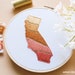 50 USA States Embroidery Pattern and Stitch Guide | Hand Embroidery ...