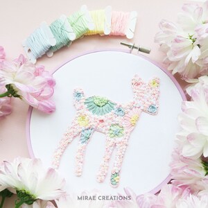 Woodland Animal Hand Embroidery Pattern and Stitch Guide - Etsy