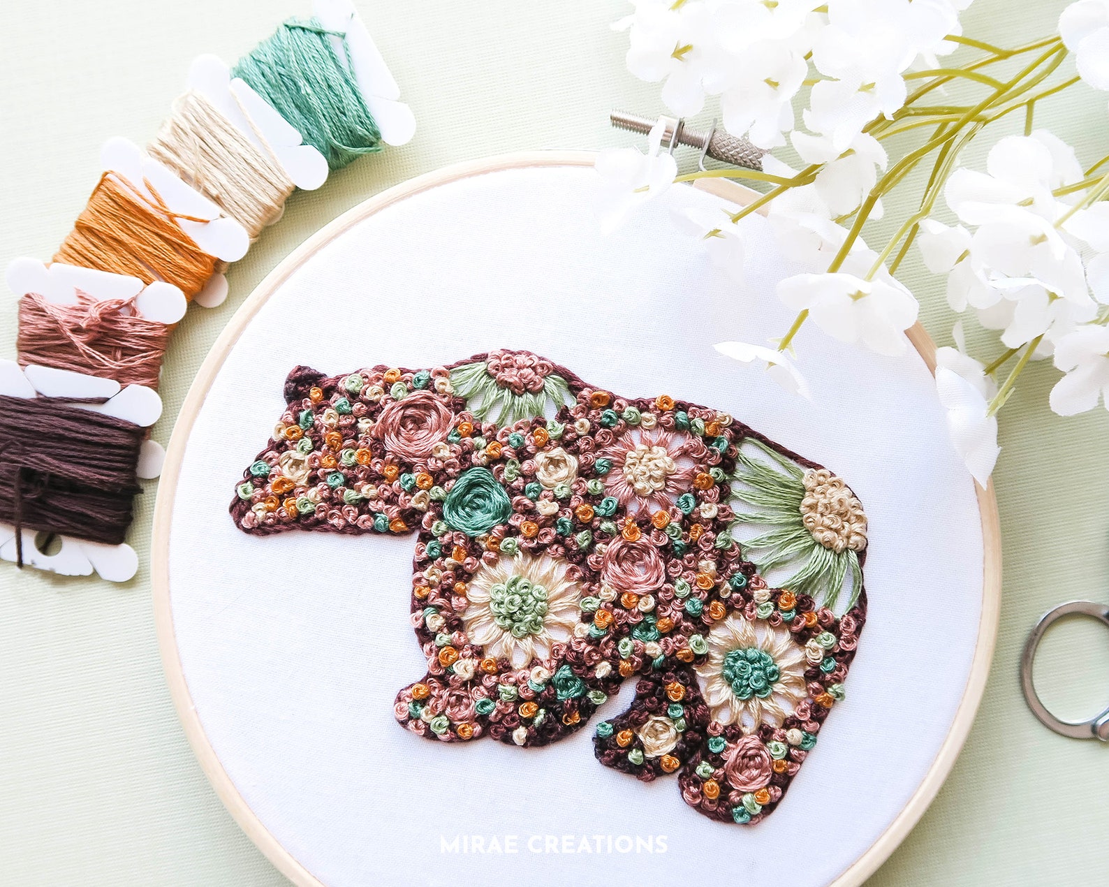 Woodland Animal Hand Embroidery Pattern and Stitch Guide - Etsy