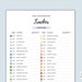 Printable DMC Color Inventory Tracker Aesthetic Inventory - Etsy