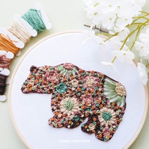 Woodland Animal Hand Embroidery Pattern and Stitch Guide | Woodland ...