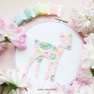 Woodland Animal Hand Embroidery Pattern and Stitch Guide | Woodland ...