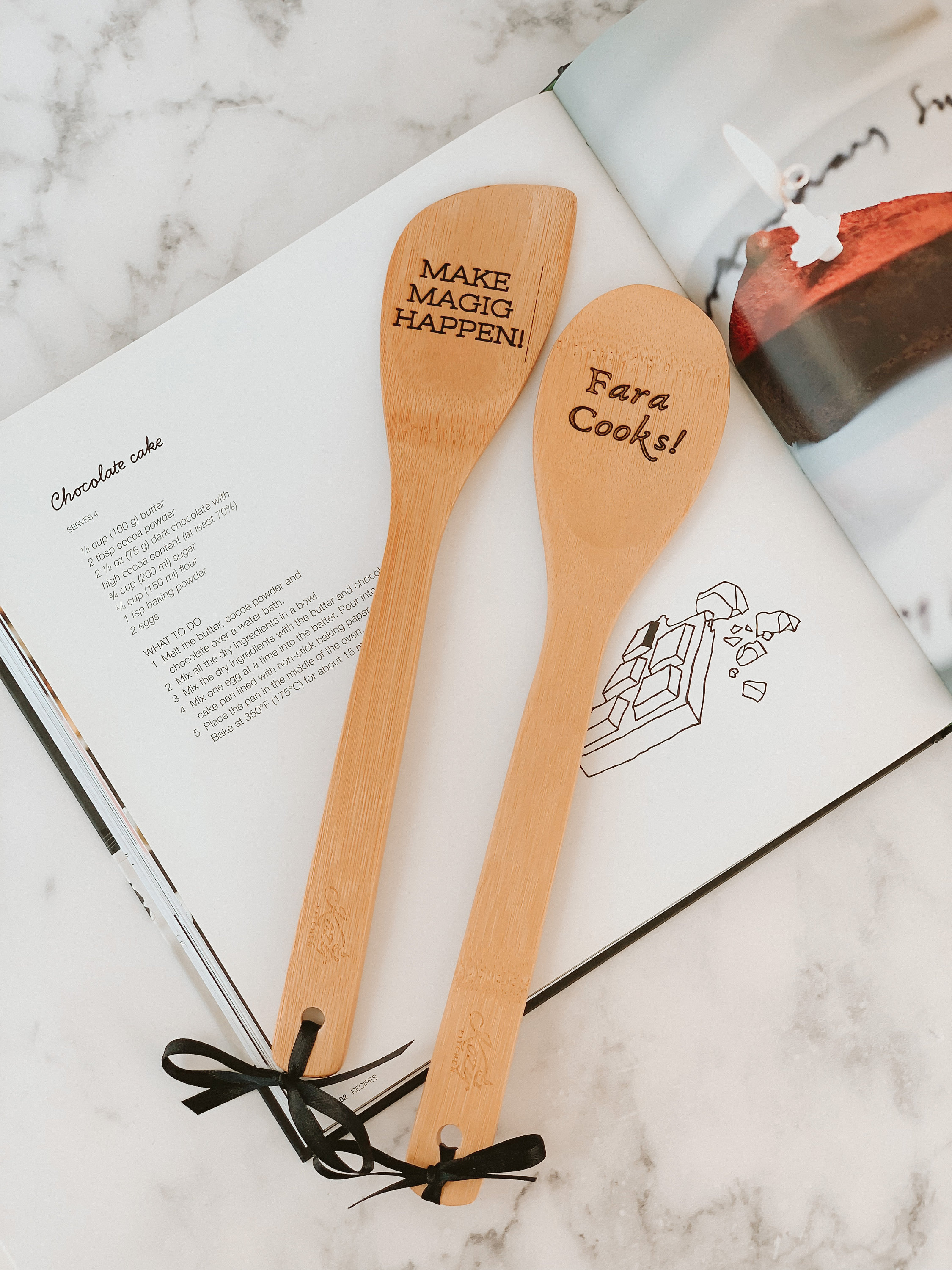 Personalized Cooking Spoon Engraved Kitchen Utensil Custom - Etsy