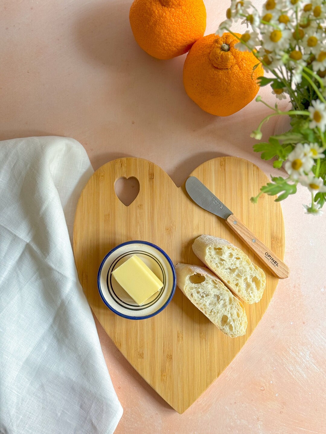 Bamboo Heart Cheese Board | Unique Christmas Gift | Charcuterie Board ...