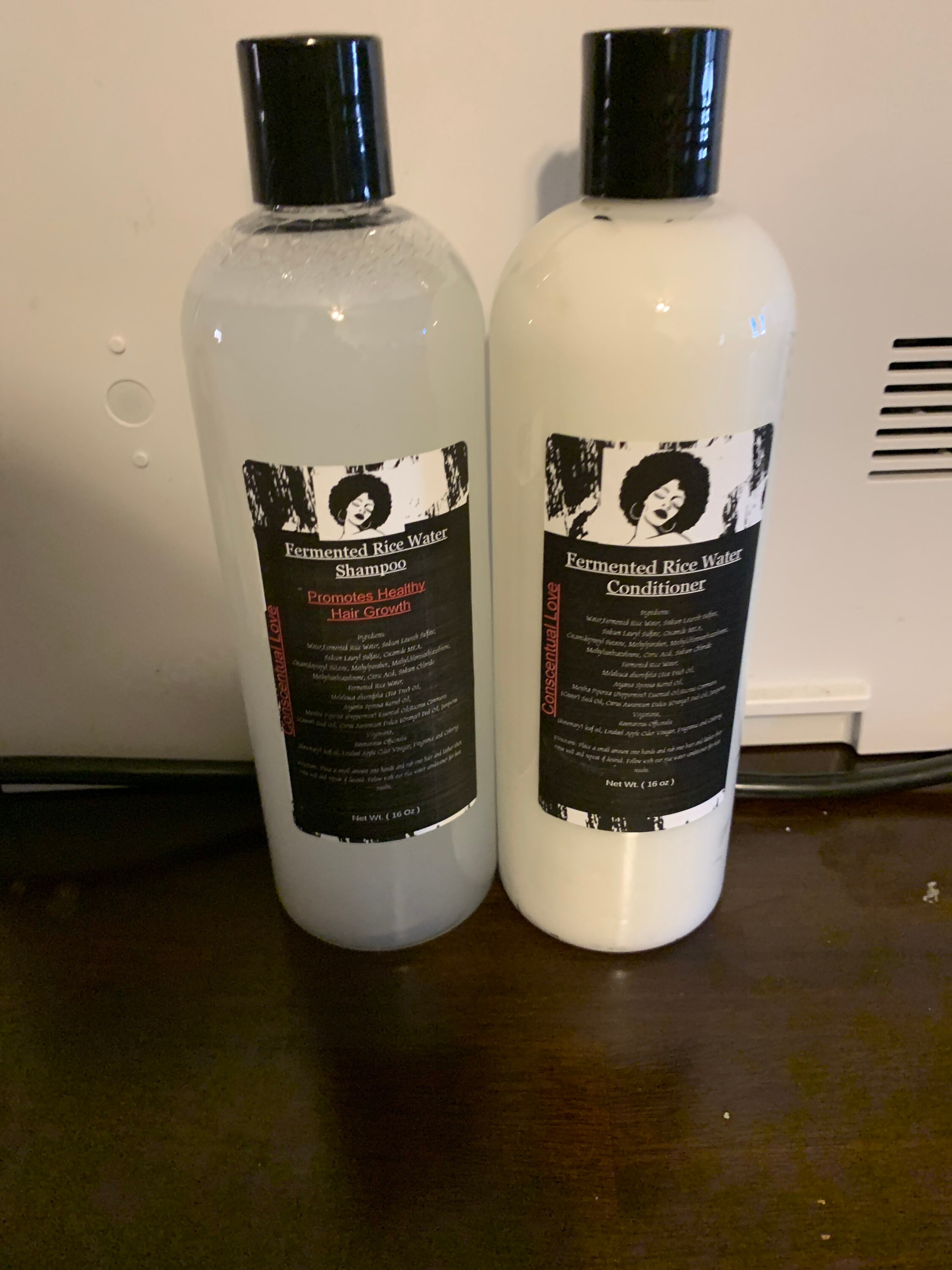 Fermented Rice Water Shampoo & Conditioner promotes Healthy Hair Growth ...