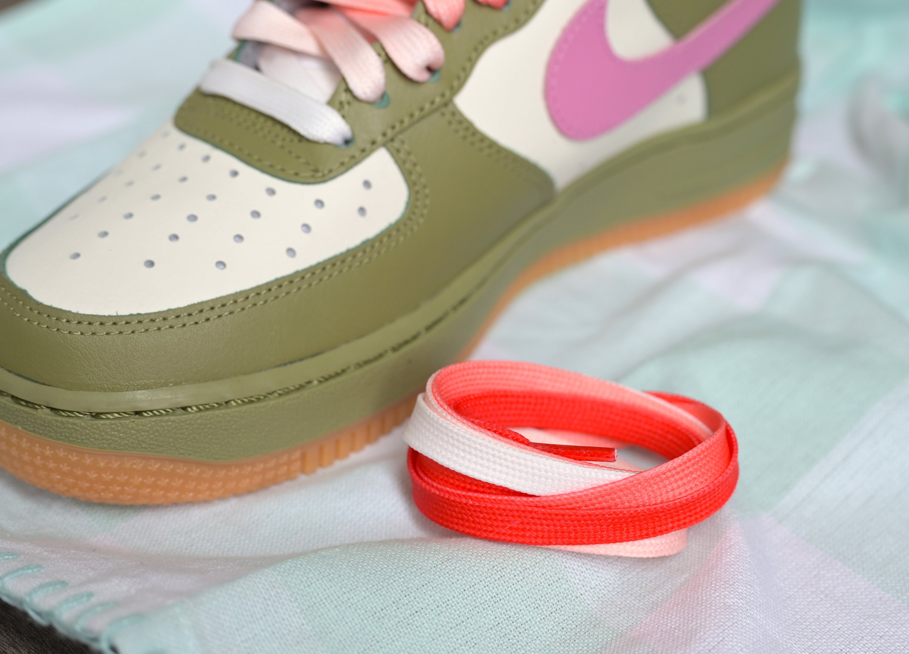 Red Shoelaces Gradient Shoestrings Summer Laces Tie Dye - Etsy