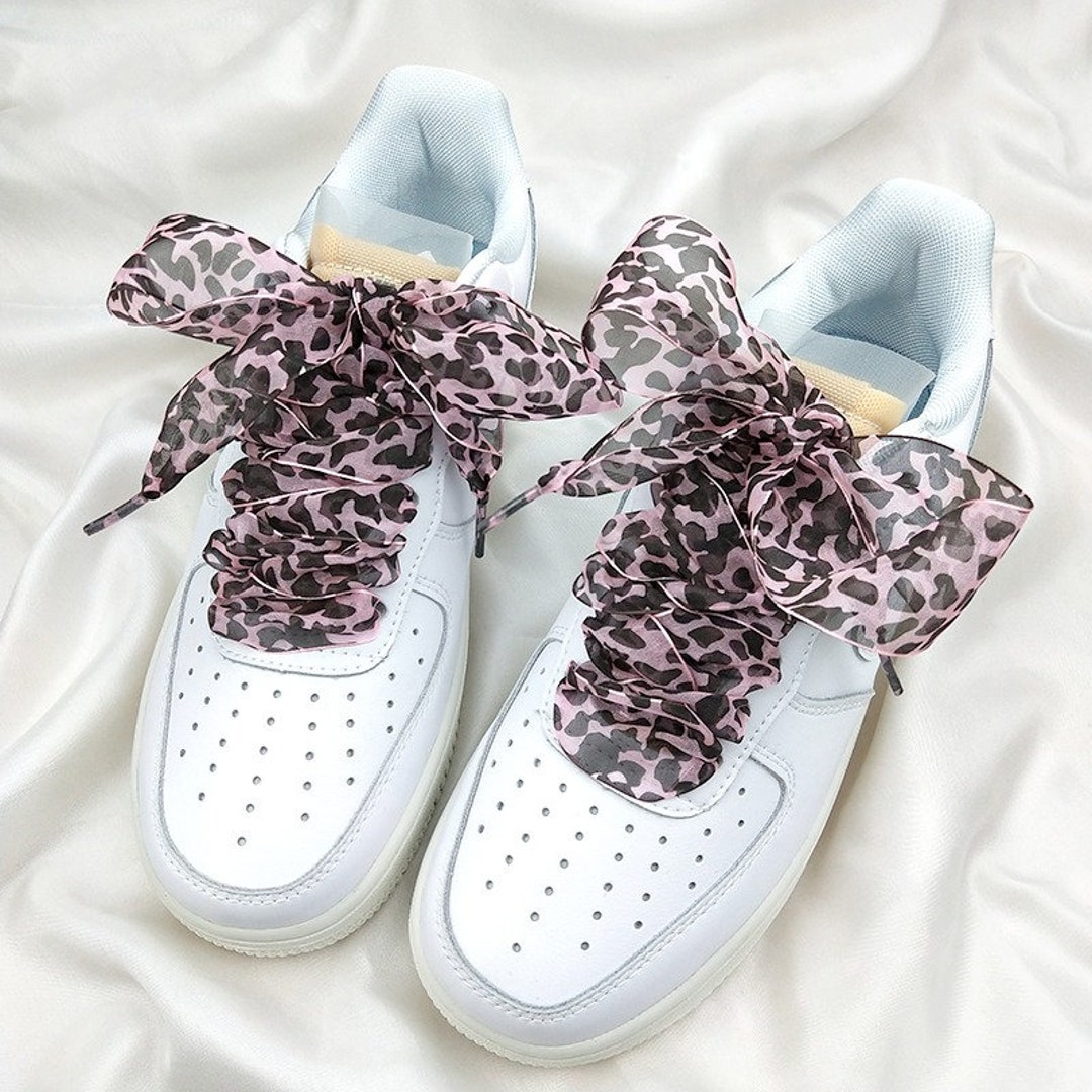 47inches Animal Print Laces for Shoes, Sneakers Tiger Print Shoe Laces ...