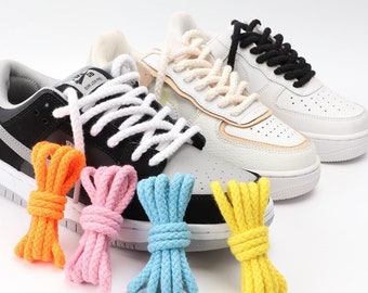 Thick Rope Shoe Laces Cream Sail off White Braided Shoelaces - Etsy