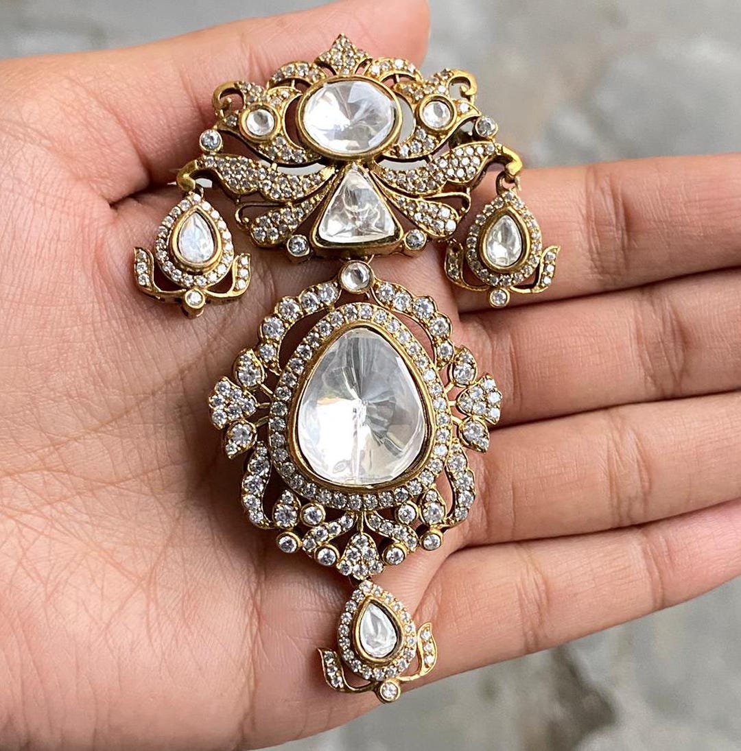 Brooches for Men Victorian Brooch Vintage Brooch Pin Moissanite Polki ...