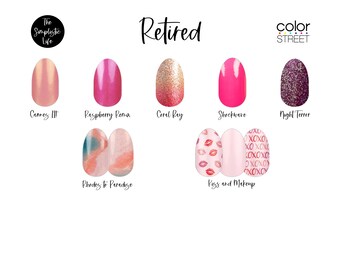 Color Street Retired Strips - Etsy