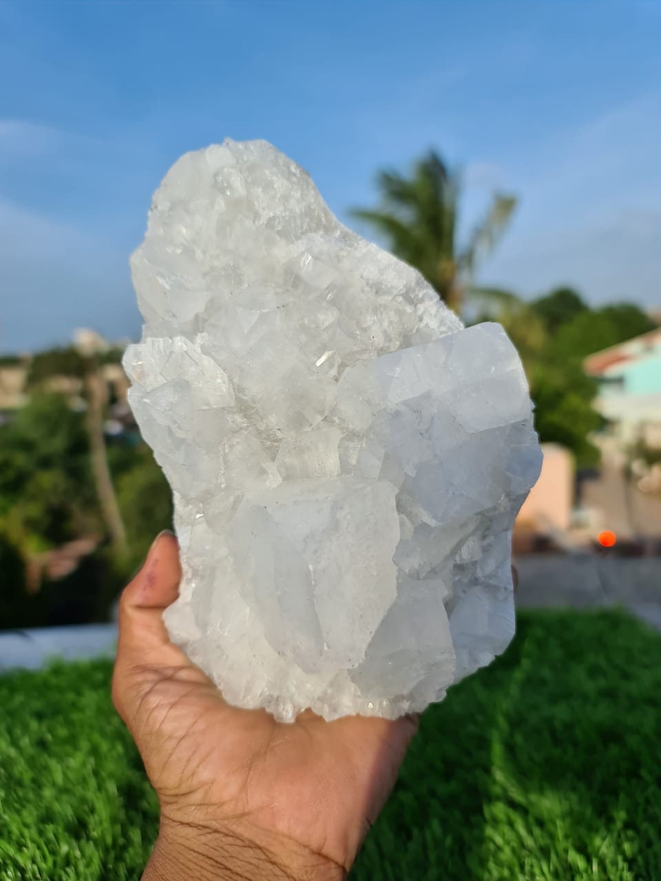 Large Beautiful Apophyllite Crystal Cluster Stone Crystal From | Etsy