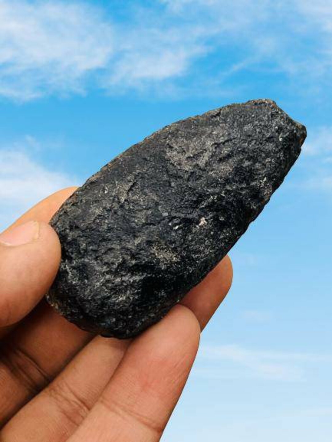 Tibetan Tektite Stone Crystal Healing for Good Luck Crystal - Etsy