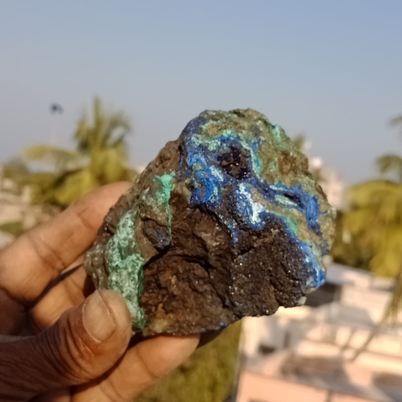 Azurite Malachite Healing Crystal Rough Stone Metaphysical | Etsy