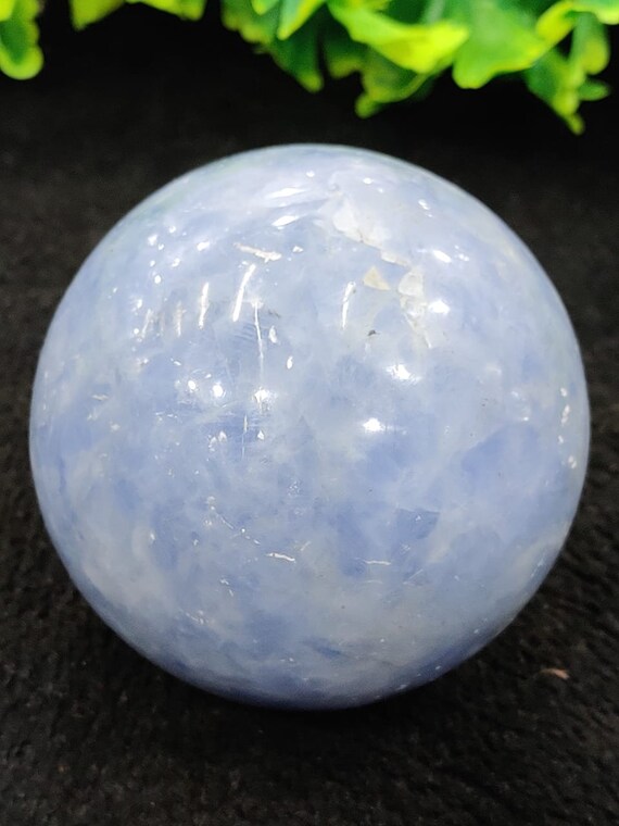 Blue Celestite Stone Sphere Celestine Healing Crystals | Etsy
