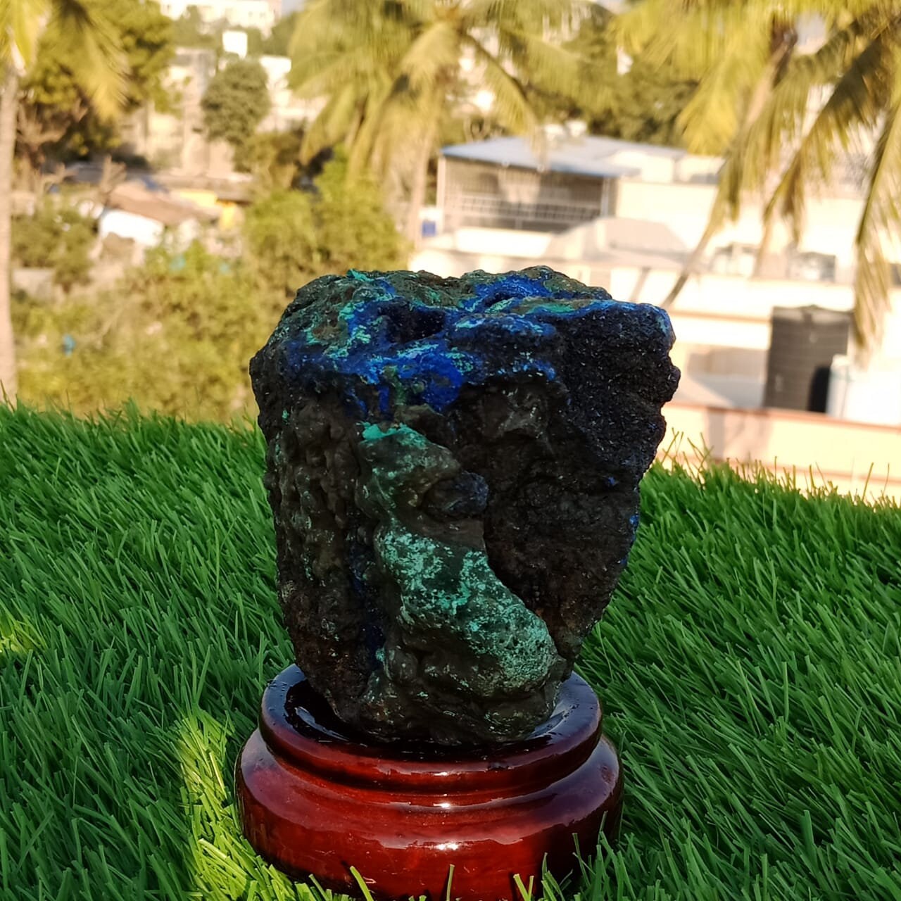 Azurite Malachite Healing Crystal Rough Stone Metaphysical | Etsy