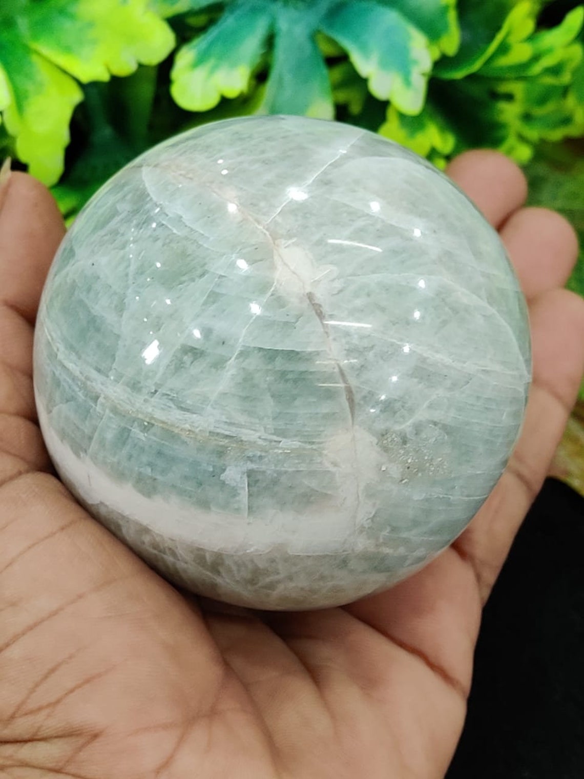 Rarest and Truly Beautiful Green Datolite Crystal Stone Sphere - Etsy UK