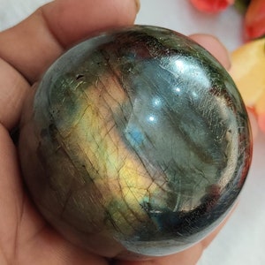 Rarest & Beautiful Blue Yellow Rainbow Labradorite Stone - Etsy