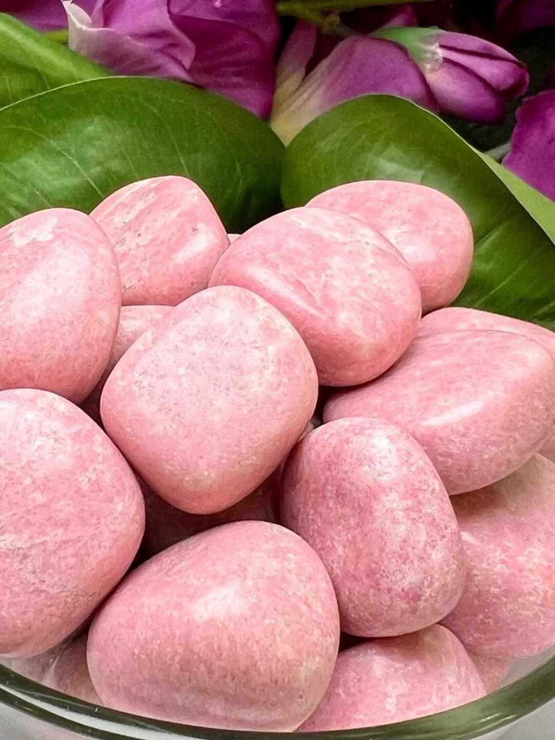 Thulite Tumbled Stones Healing Crystals in Pack Sizes of 1,2,3,4,5,6 ...