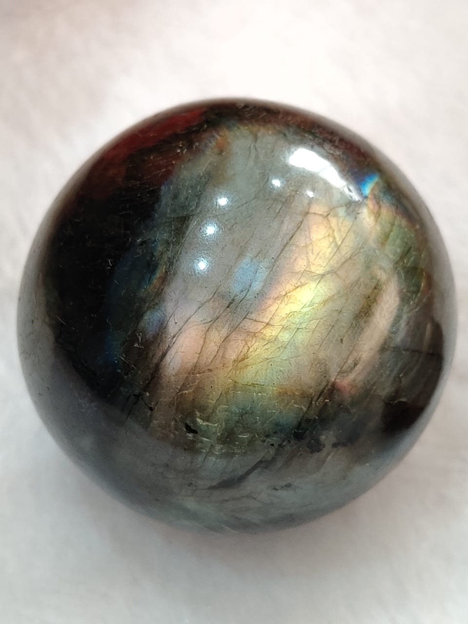 Rarest & Beautiful Blue Yellow Rainbow Labradorite Stone | Etsy