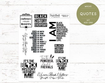 Black History Month Quotes - Etsy