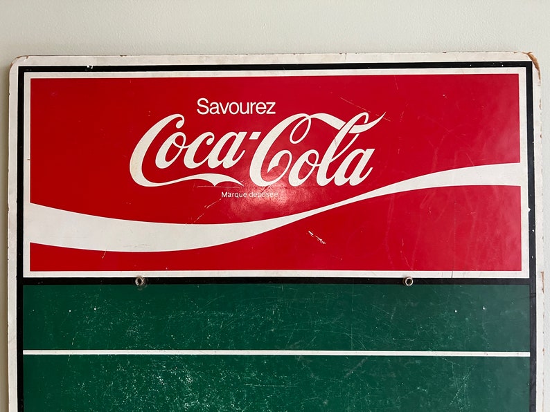 60s Coca Cola Menu Board - Etsy