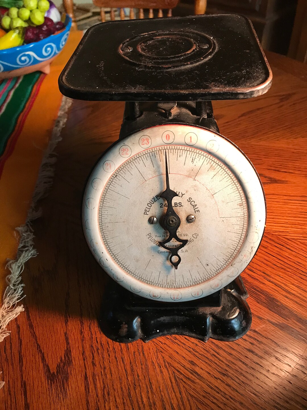 Early 1900’s Rustic Black Kitchen Scale - Etsy