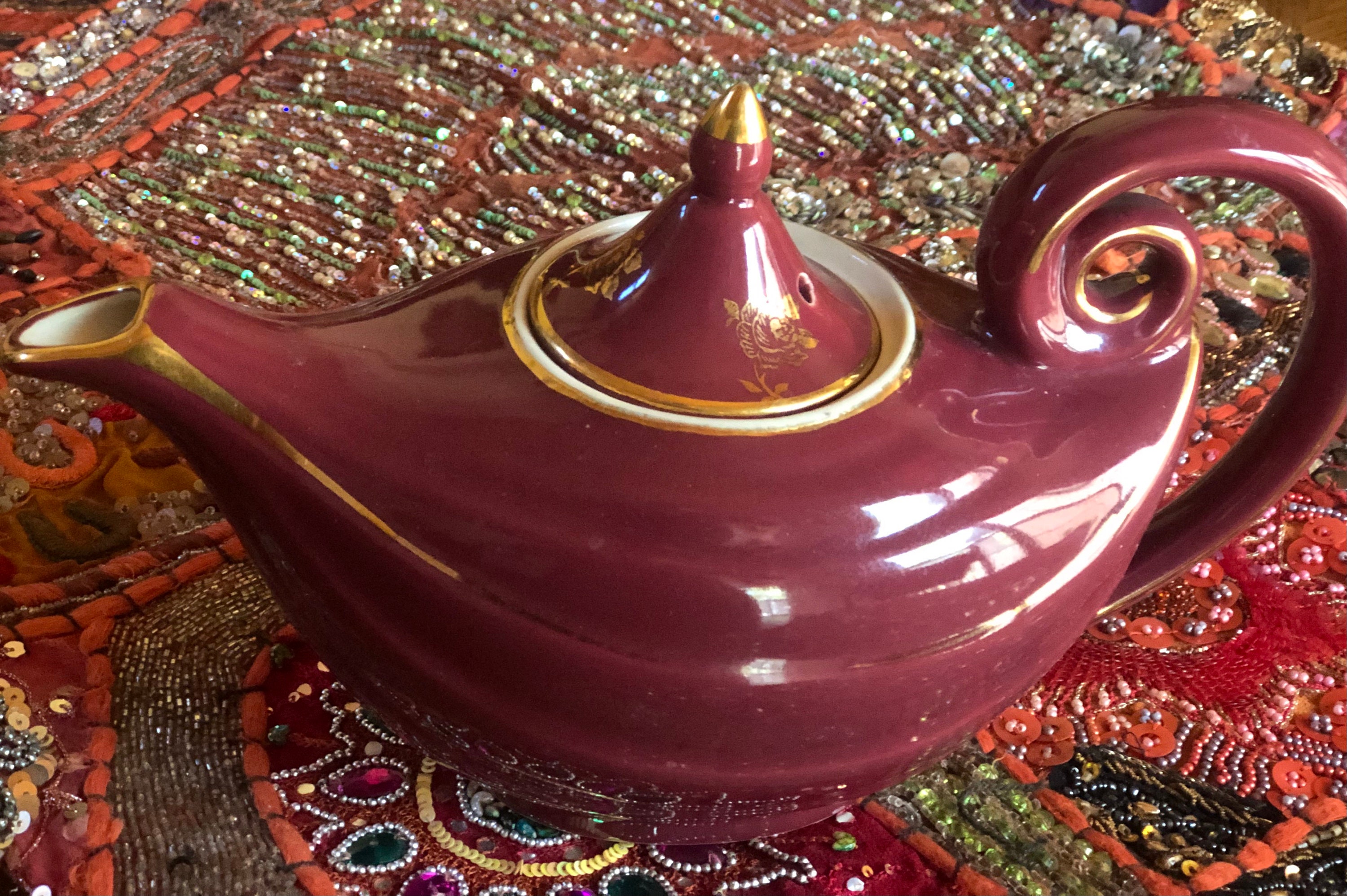 Aladdin Genie Lamp TEAPOT HALL Original Midcentury - Etsy