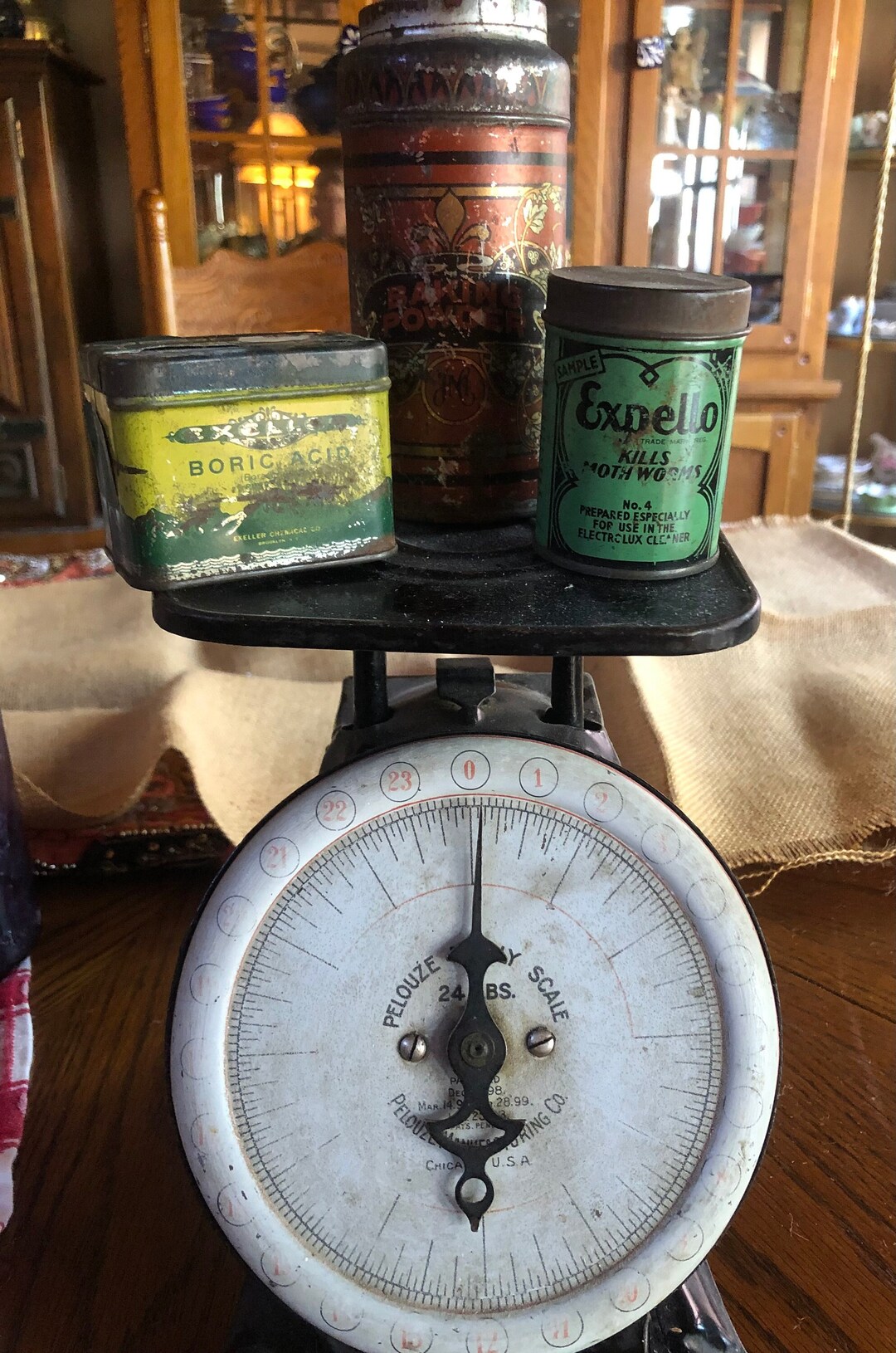 3 Old'e Tins Collection. ANTIQUE BAKING POWDER Tin, Boric Acid & Rare ...