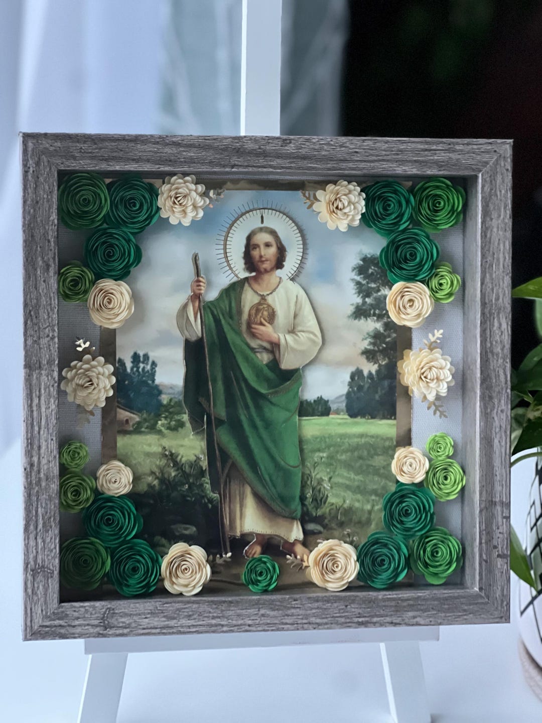 San Judas Tadeo Shadow Box / St Jude Shadow Box. 9x9 - Etsy